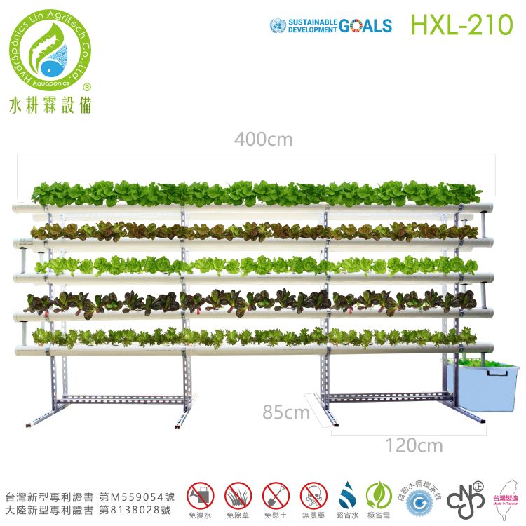 【HXL-210】NFT System-Stereoscopic Grow Module-Taiwan Smart Agriweek