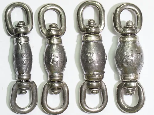 Stainless Lead Barrel Swivel 不鏽鋼鉛錘轉環-臺灣智慧農業週