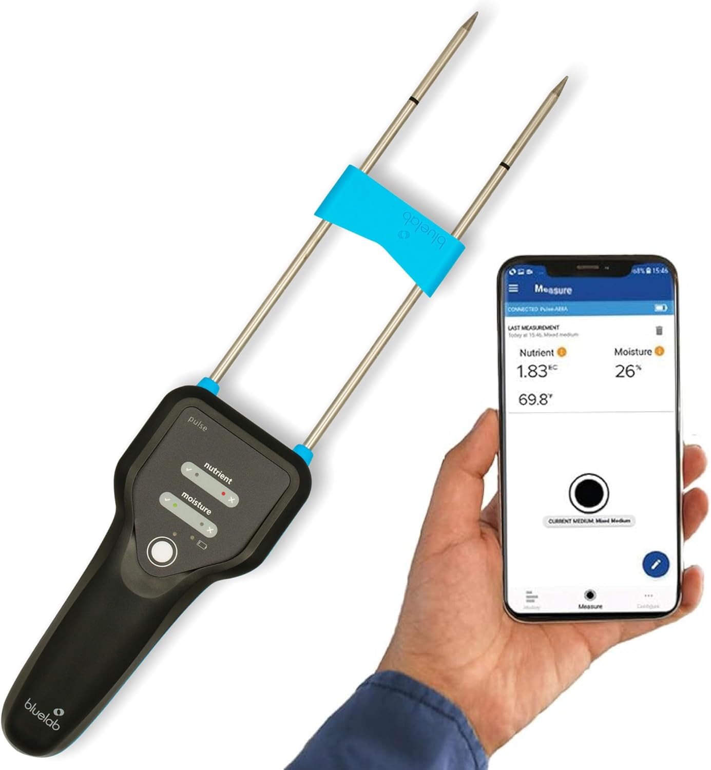 土壤水份EC溫度三合一感測計,Bluelab Pulse Meter-昭地科技