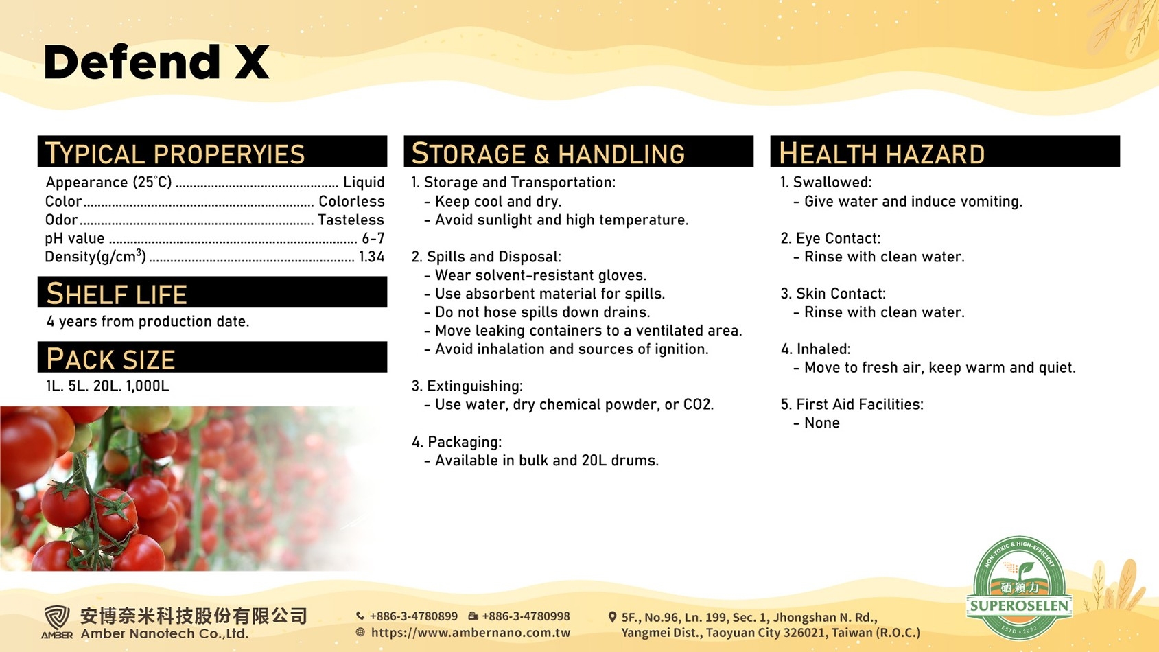 Defend X (Phosphorous acid solution)-Taiwan Smart Agriweek